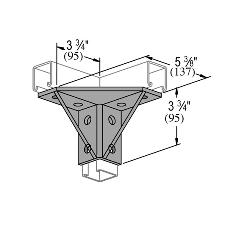 P2245 - Wing Shape Fitting - Unistrut Midwest