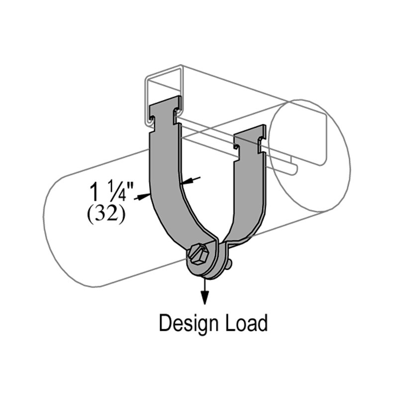 P2024 thru P2070 - O.D. Tubing Clamp - Unistrut Midwest