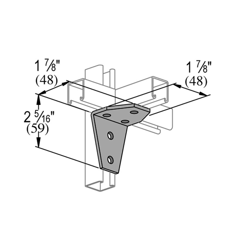 P7235 - 90° Fittings (13/16" Series) - Unistrut Midwest