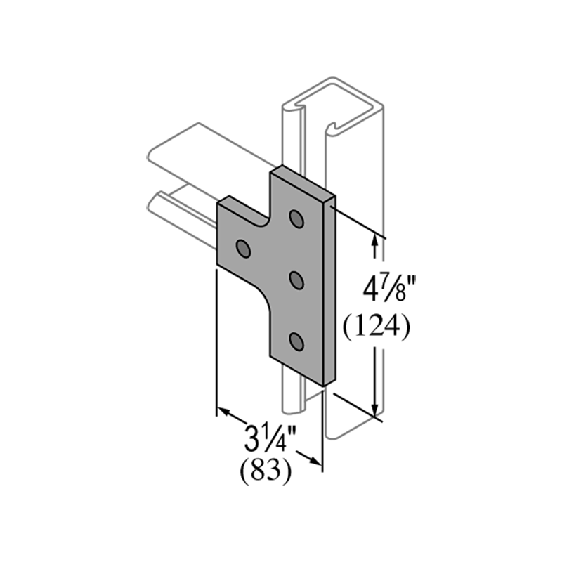 F2512 - 20P/V-2512 & 20P/V-2812 (grooved) - 4 Hole, Flat Plate ...
