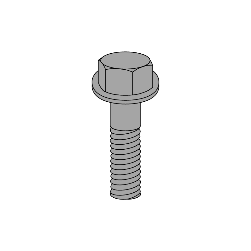 FHBF - Fiberglass Hex Head Flanged Bolts - 250PU, 500PU - Unistrut Midwest