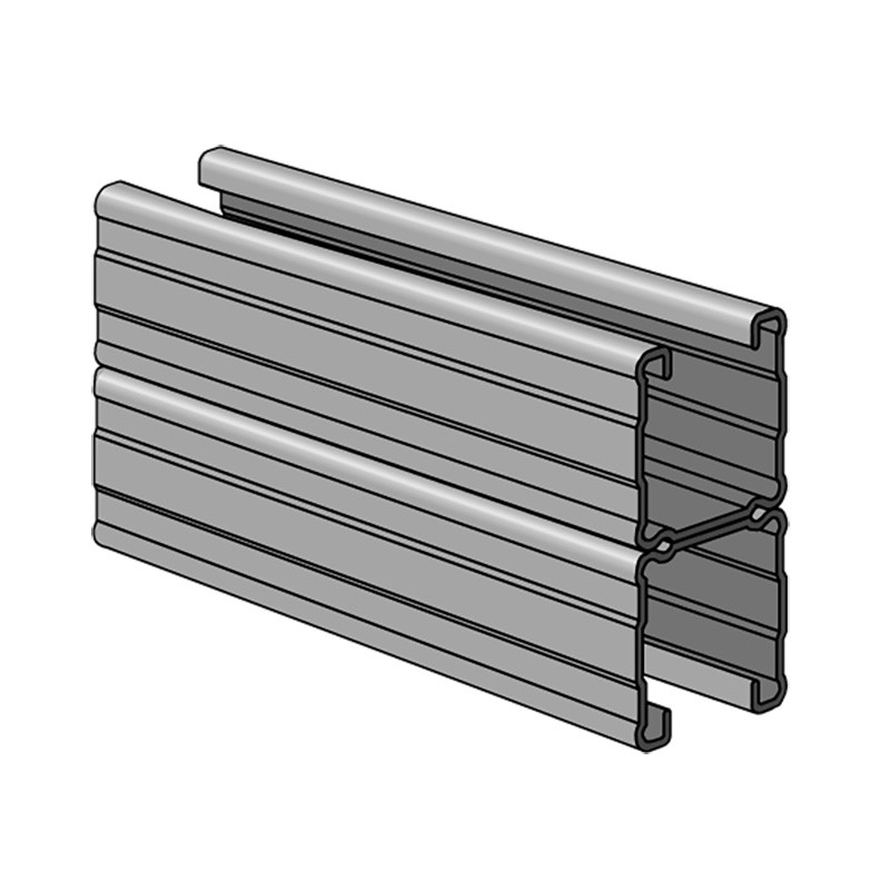 P1101 - 1-5/8" x 3-1/4", 14 Ga, Back to Back, Solid Channel - Unistrut ...