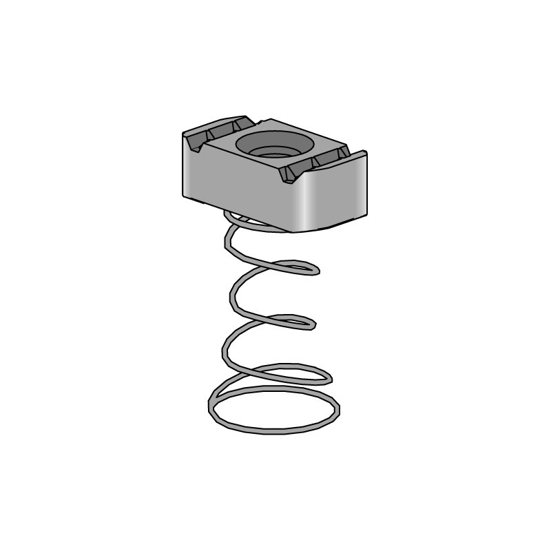 P5506, P5507, P5508, P5509, P5510 - Channel Nuts w/ Spring - Unistrut ...