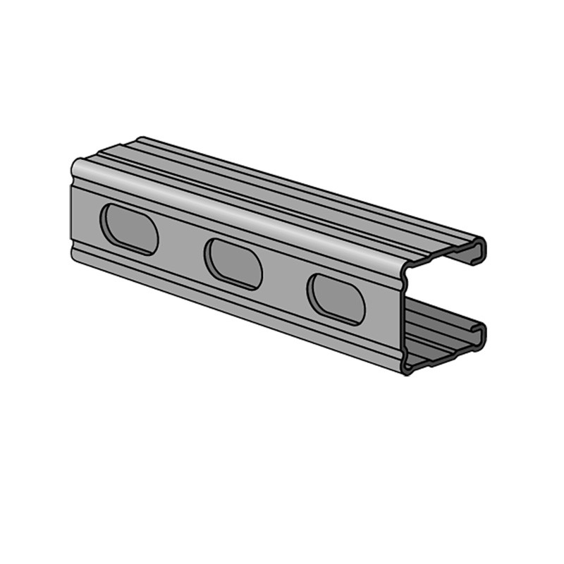 P1100T - 1-5/8" x 1-5/8", 14 Ga, Slotted Channel - Unistrut Midwest