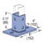 P2942 - Post Base - Unistrut Midwest