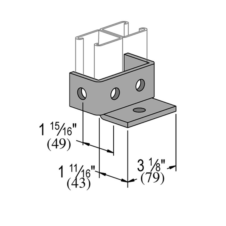P2453 - Post Base - Unistrut Midwest