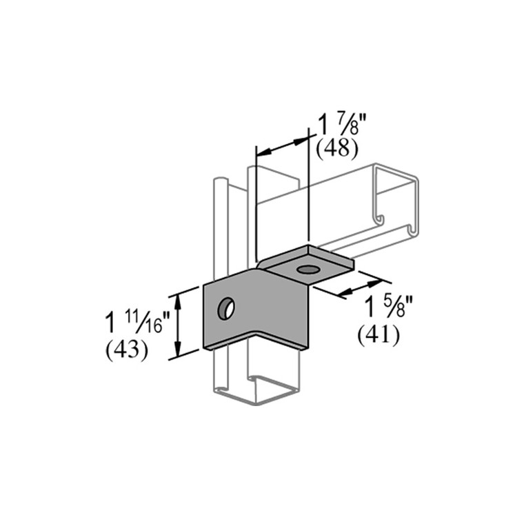 P2341 - Wing Shape Fitting - Unistrut Midwest