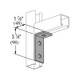 P1346 - 3 Hole, 90° Fitting - Unistrut Midwest
