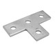 P1031 - 4 Hole, Flat Plate Fitting - Unistrut Midwest