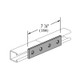 P1067 - 4 Hole, Splice, Flat Plate Fitting - Unistrut Midwest