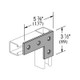 P1380A - 4 Hole, L-Shaped Flat Fitting - Unistrut Midwest