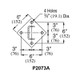 P2073A - Post Base - Unistrut Midwest