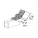 P1843 - Adjustable 2-Hole Hinge - Unistrut Midwest