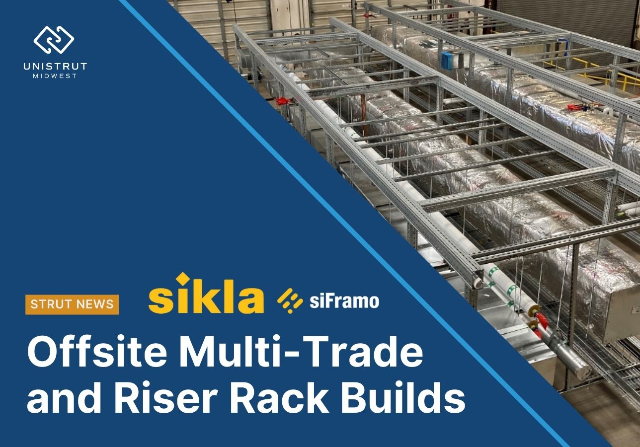 Prefabricated Multi-Trade and Riser Rack Builds with Sikla siFramo ...