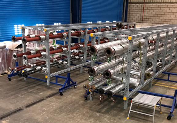 Sikla Modular Heavy Duty Pipe Rack - Unistrut Midwest