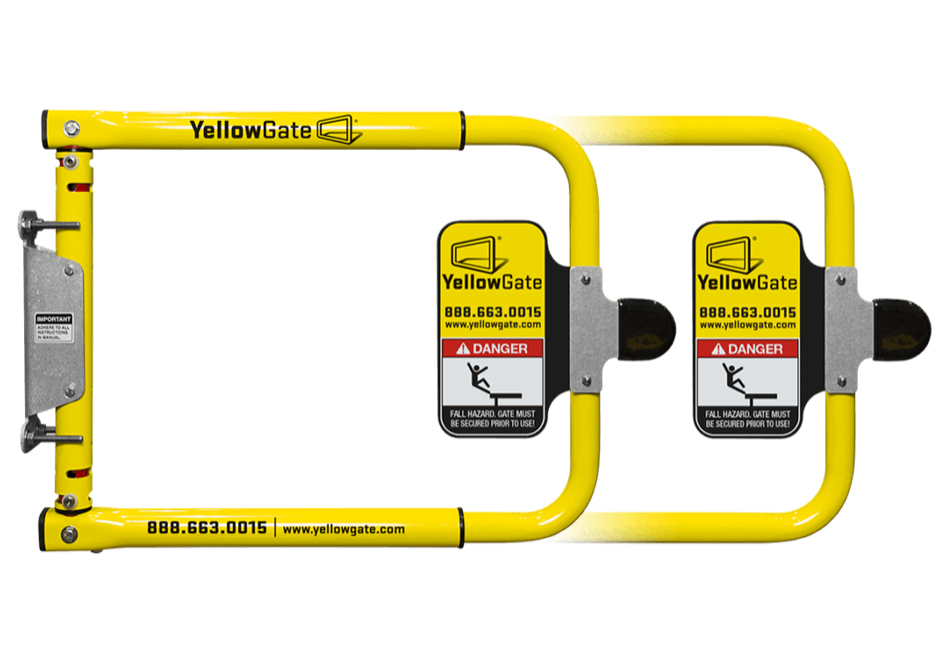 Yellowgate Adjustable Industrial Safety Swing Gate - Unistrut Midwest