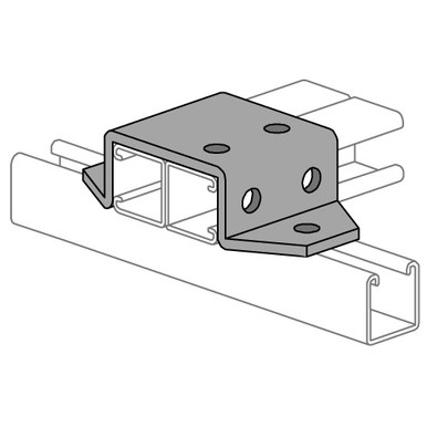 P2328 - 8 Hole, "U" Shape Fitting - Unistrut Midwest