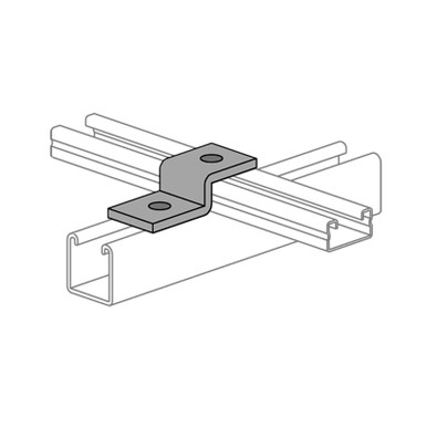 P4045 - 2 Hole, "Z" Shape Fitting - Unistrut Midwest