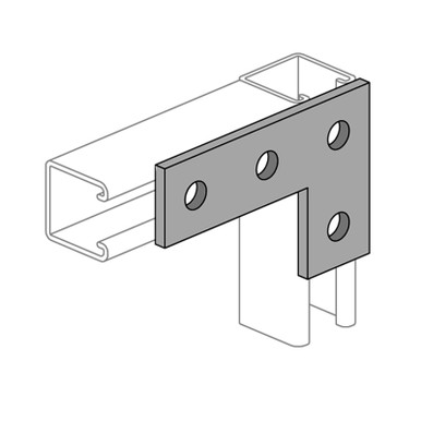 P6380A - Flat Plate Fitting (13/16" Series) - Unistrut Midwest