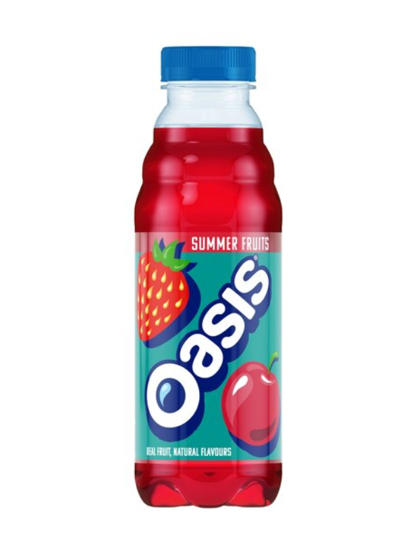Oasis Summer Fruits Bottles 12 x 500 ml | Still Fruit Drink – J L Brooks