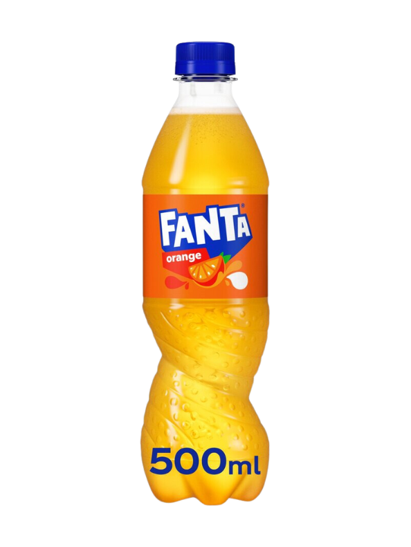 Fanta Orange Plastic Bottles GB (24 x 500ml) - JL Brooks