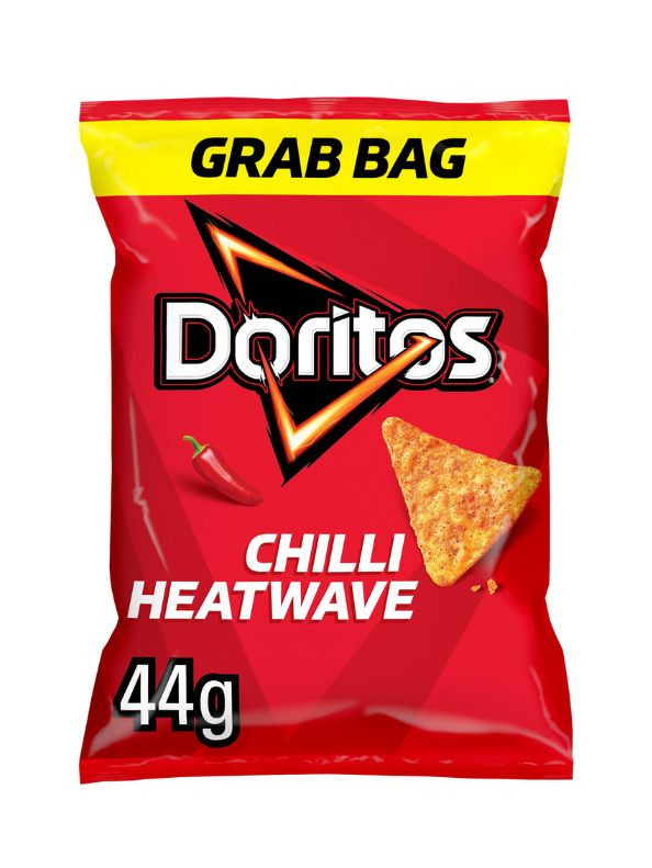 Doritos Chilli Heatwave Chips 32 × 44 g | Bold Fiery Tortilla Crunch ...