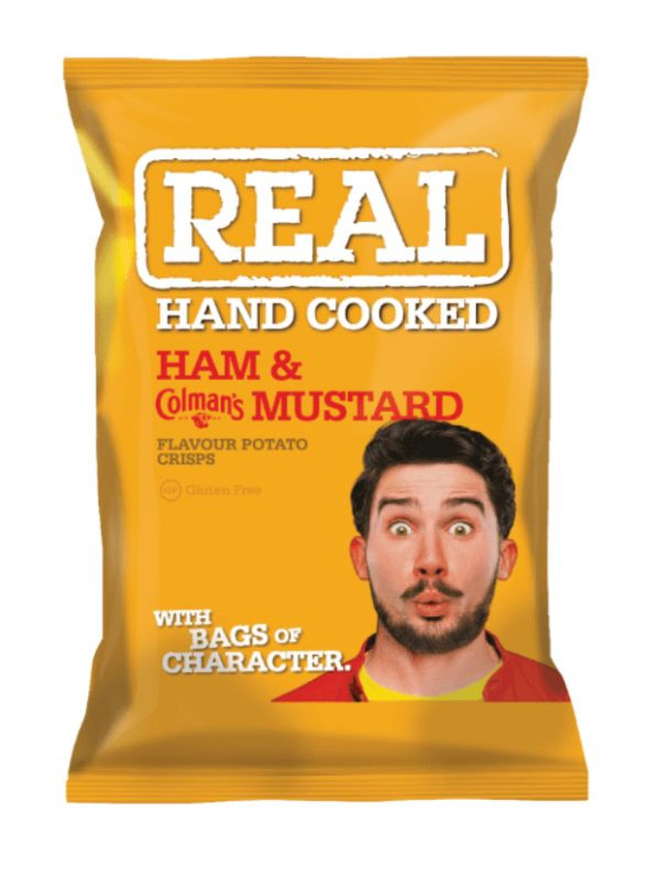 Real Crisps - Roast Ox (24 x 35g) - JL Brooks