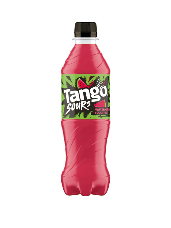 Tango Sours Zero Watermelon Bottles - 12 x 500ml | Sparkling Fruit ...