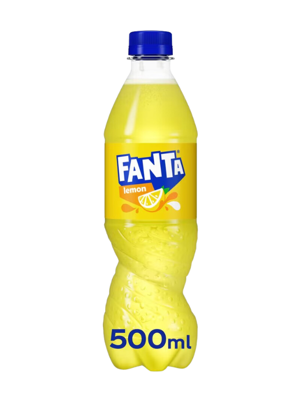 Fanta Lemon Plastic Bottles GB (24 x 500ml) - JL Brooks