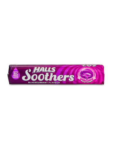 Halls Soothers Blackcurrant (20 x 45g) - JL Brooks