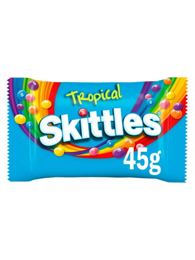 Skittles Tropical Sweets Standard Bags 36 x 45 g | Exotic Fruit Chews – J L Brooks