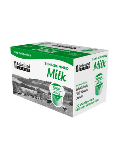 UHT Long Life Milk Portions 10ml x 120 - JL Brooks