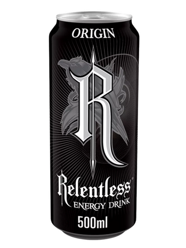 Relentless Origin Original (Non Price Marked) Cans 500ml x 12 - JL Brooks