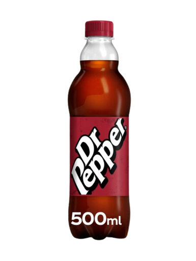 Dr Pepper Plastic Bottles GB (24 x 500ml) - JL Brooks