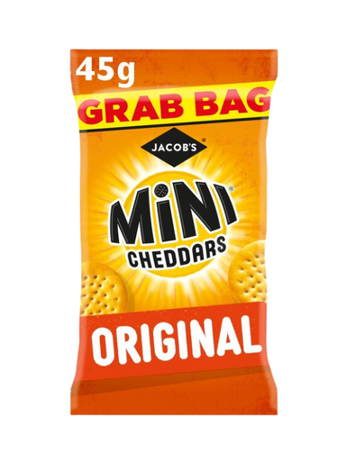 Jacobs Mini Cheddars - Original 45g x 30 - JL Brooks
