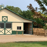 Heavy Duty Hitching Rail for Horses, 8′ White Oak