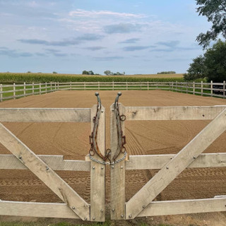 Riding Arena Fencing Material Package, 1x6 Wood Rails
