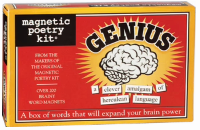 Genius Magnetic Poetry Kit - One Eyed Jacques