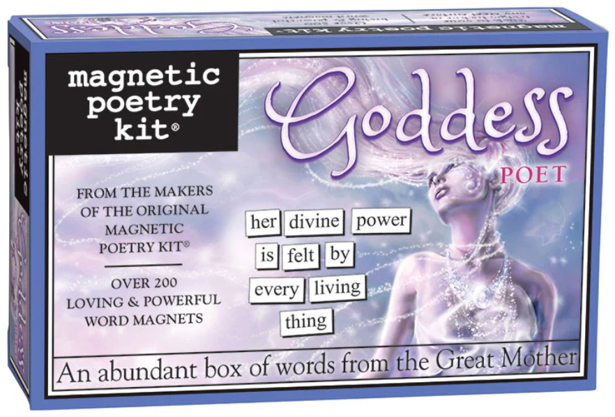 Goddess Poet Magnetic Poetry Kit - One Eyed Jacques