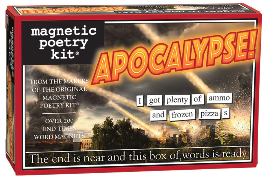 Apocalypse! Magnetic Poetry Kit - One Eyed Jacques