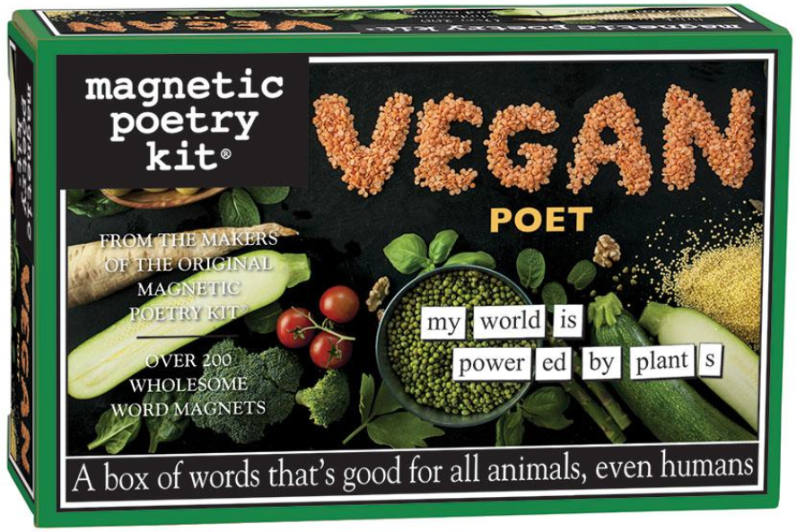 Vegan Poet Magnetic Poetry Kit - One Eyed Jacques