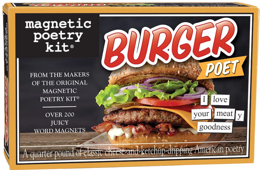 Burger Poet Magnetic Poetry Kit - One Eyed Jacques