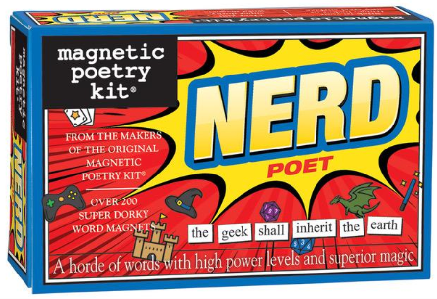 Nerd Poet Magnetic Poetry Kit - One Eyed Jacques