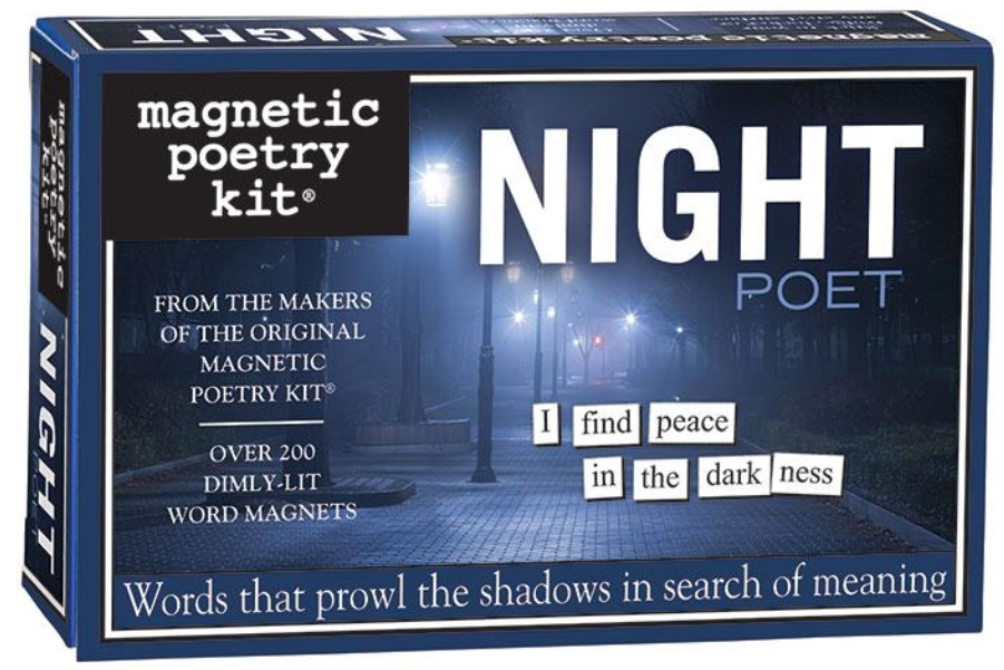 Night Poet Magnetic Poetry Kit - One Eyed Jacques