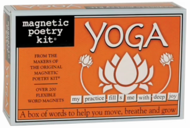 Yoga Magnetic Poetry Kit - One Eyed Jacques