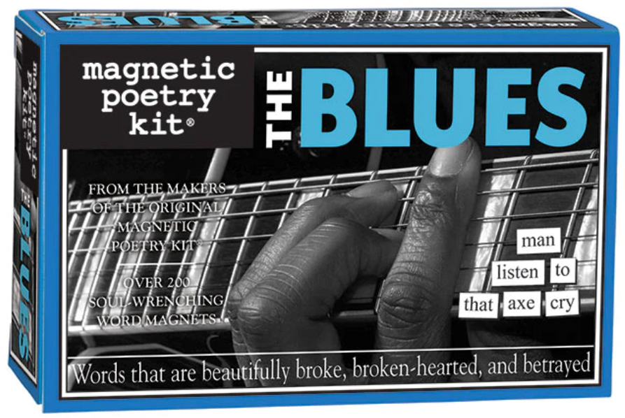 The Blues Magnetic Poetry Kit - One Eyed Jacques