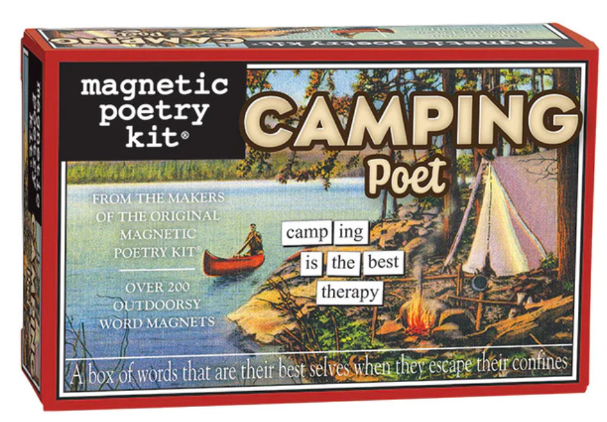 Camping Poet Magnetic Poetry Kit - One Eyed Jacques