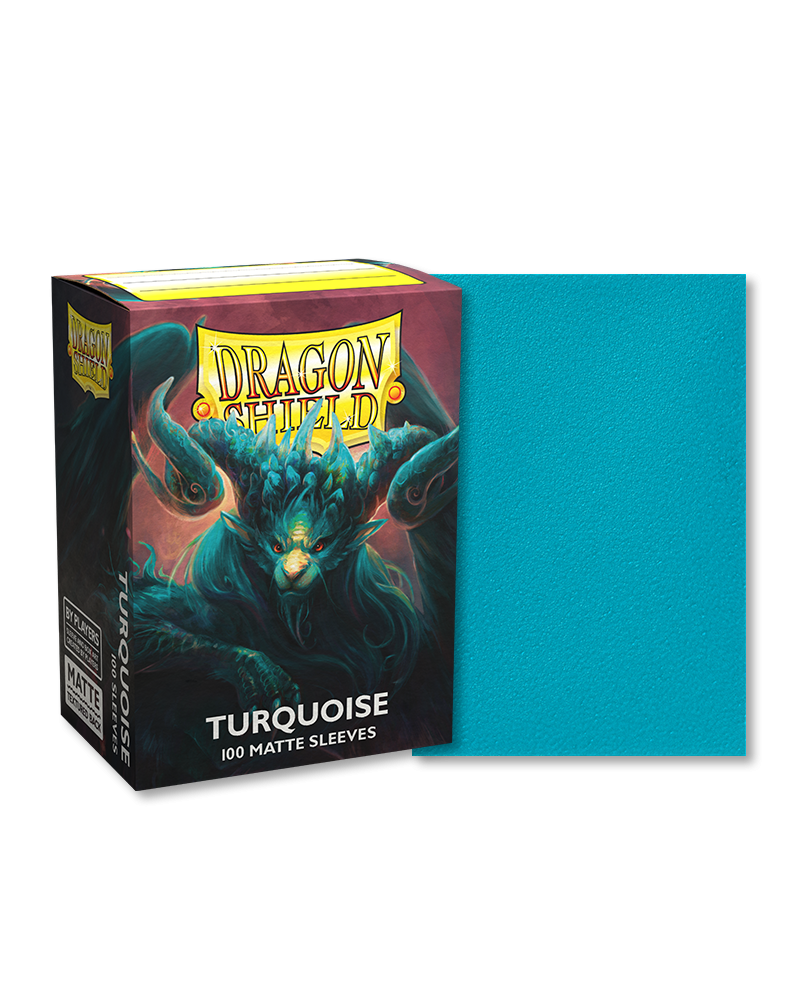 Dragon Shields: Matte Turquoise - One Eyed Jacques