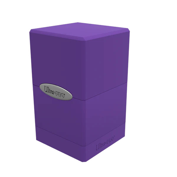 Satin Tower Purple Deck Boxes - One Eyed Jacques