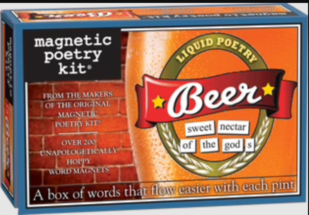 Beer Magnetic Poetry Kit - One Eyed Jacques